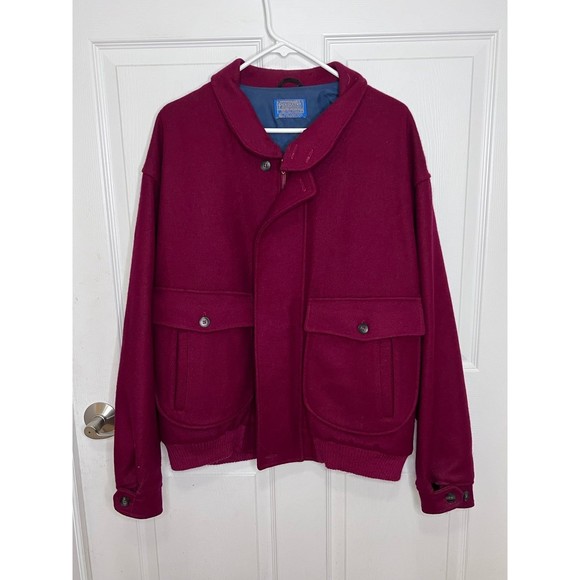 Pendleton | Jackets & Coats | Vintage Pendleton Wool Zippered Bomber ...